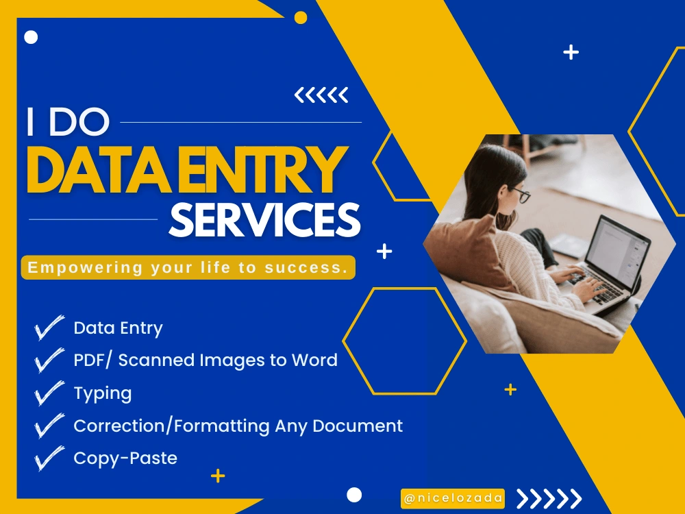 Fast, accurate & reliable data entry service in 1 day. | Upwork