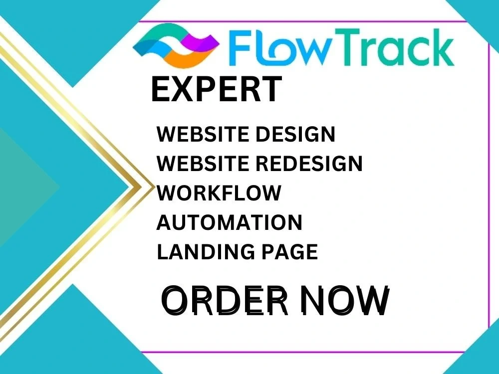 Flowtrack sales funnel, landing page, and website design | Upwork