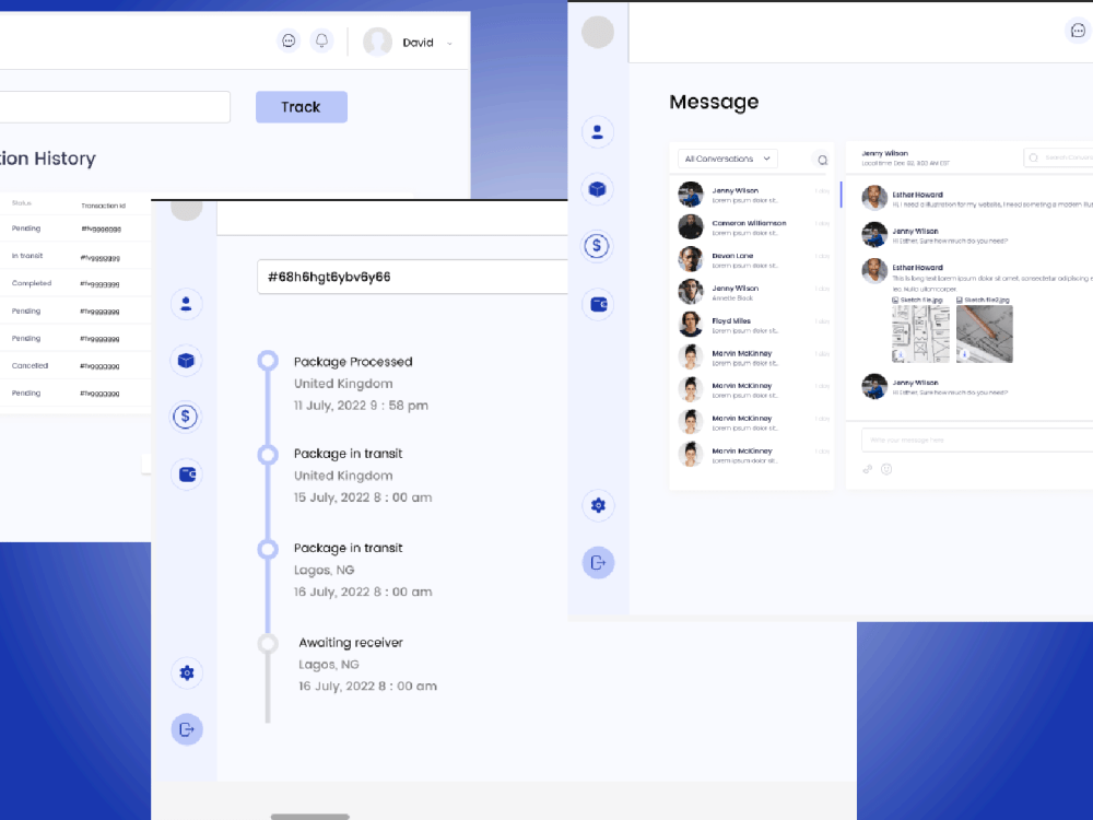A frontend web application | Upwork