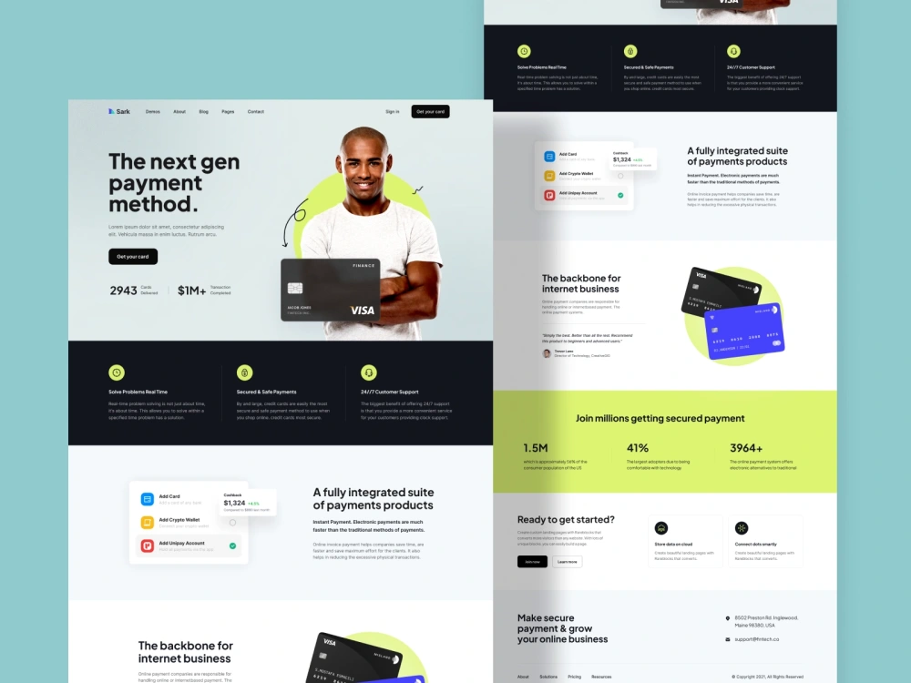 Fantastic Website Landing Page UX UI design in Figma that drive conversion | Upwork