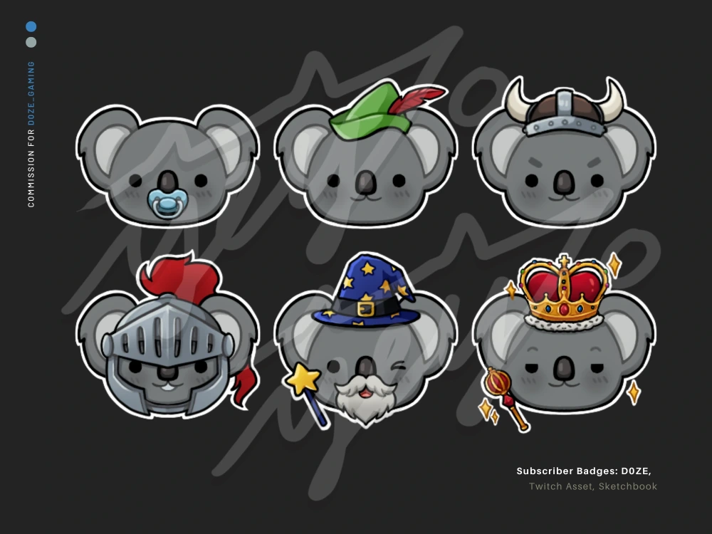 Adorable custom Twitch emotes & subscriber/bit badges!☆ | Upwork