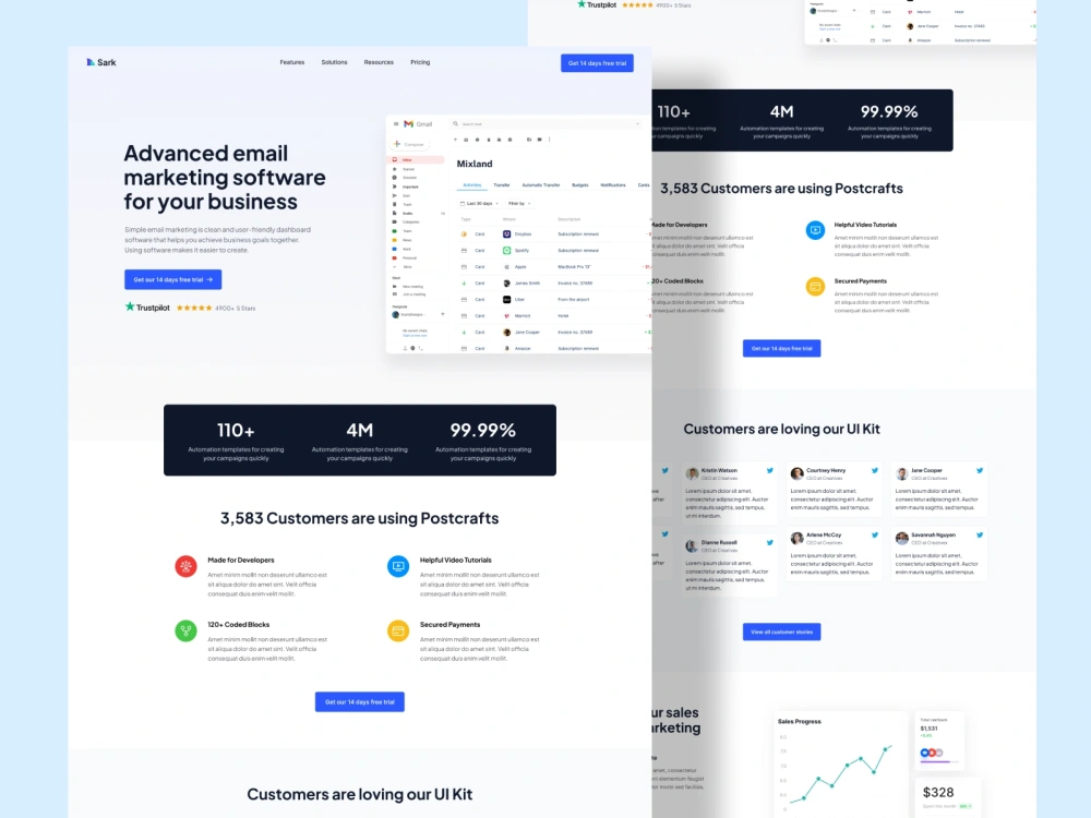 Fantastic Website Landing Page UX UI design in Figma that drive conversion | Upwork