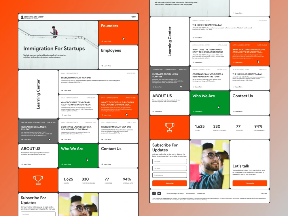A trendy Web Design for boosting your business | Upwork