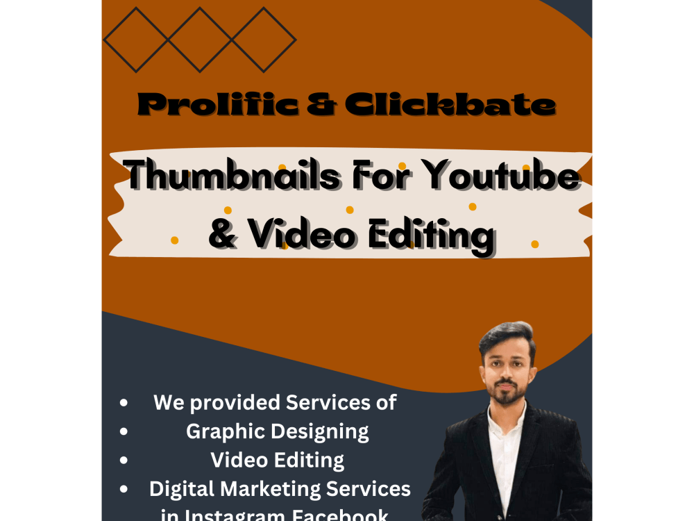Prolific Designs of Thumbnails For Youtube And Video Editing | Upwork