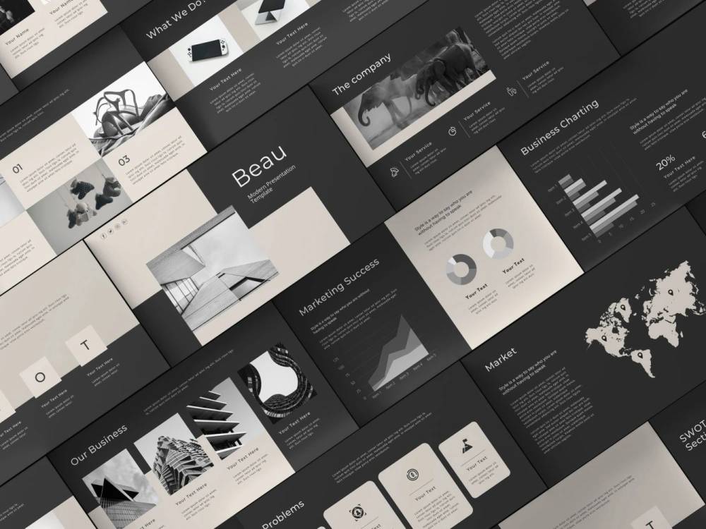 PowerPoint Presentation Design, Google Slides, PPT Pitch Deck Design ...