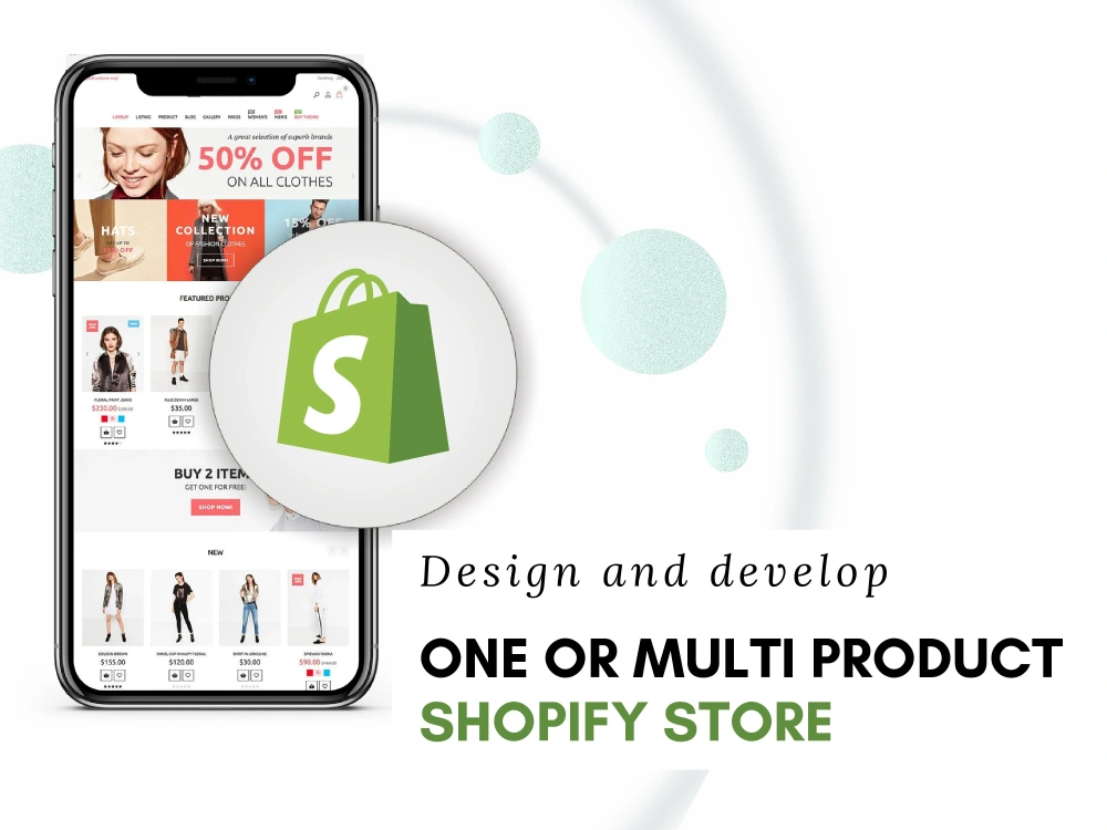 An automated shopify dropshipping store website design | Upwork