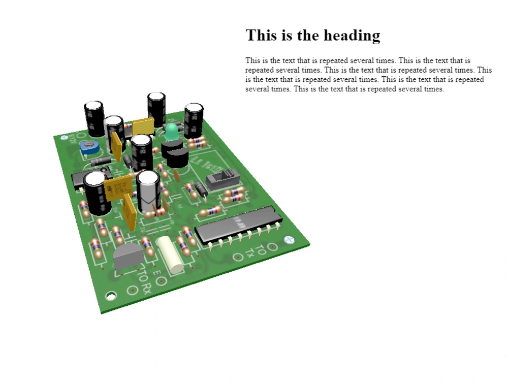 A 3D animated landing page in three.js | Upwork