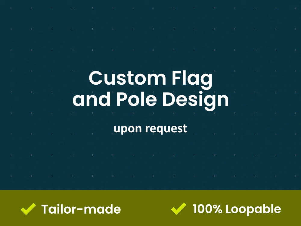 A professional-made flag animation with your logo on it | Upwork