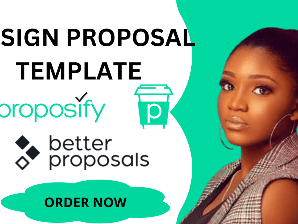Your business proposal designed on proposify and better proposals | Upwork