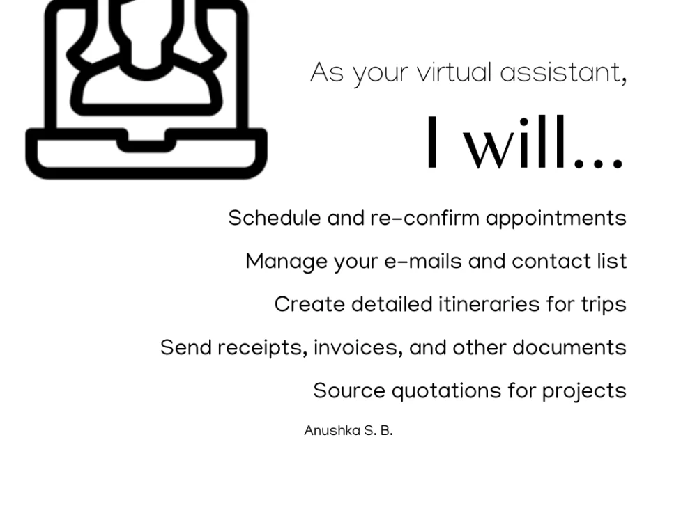 An experienced and efficient virtual assistant | Upwork
