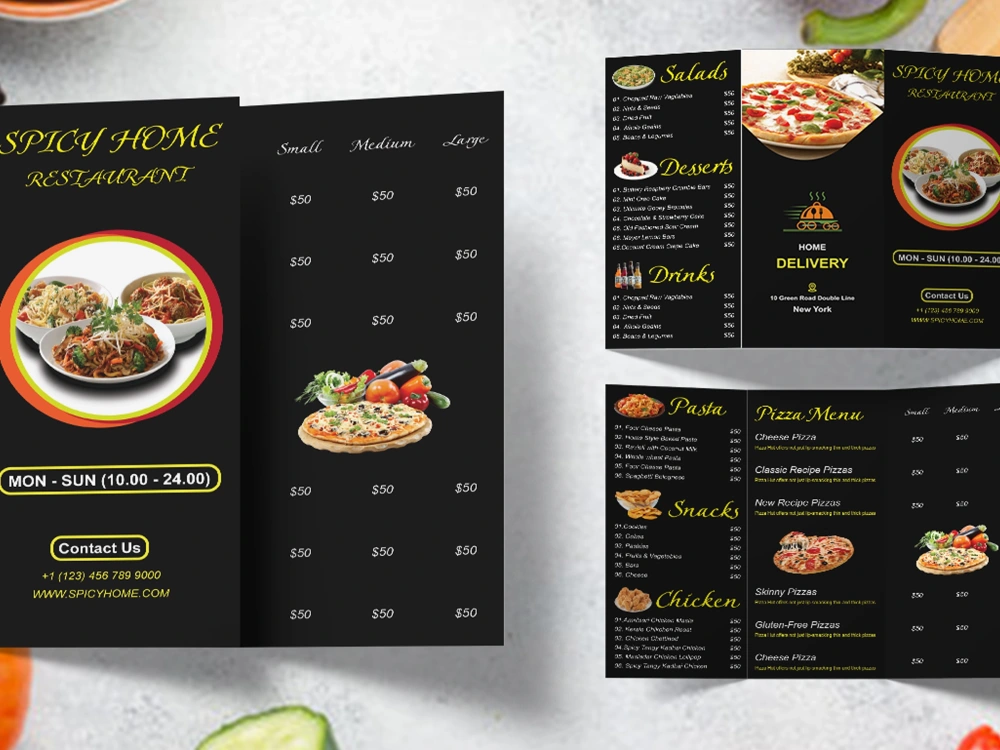 Menu design, food menu, price list, restaurant menu design | Upwork