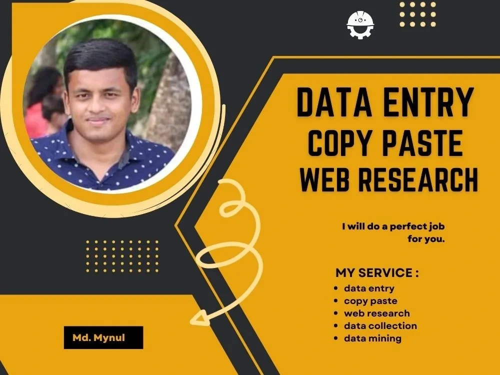 Perfect data entry, excel data entry, web research, copy paste and VA | Upwork