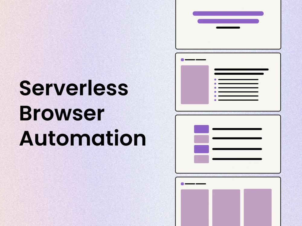 A Serverless Browser Automation made with AWS Lambda and Puppeteer | Upwork
