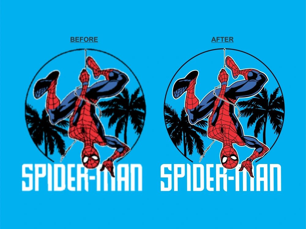 Low resolution image to high quality editable vector file | Upwork