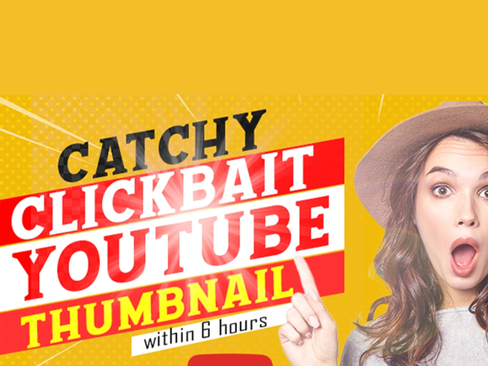 Catchy Clickbait Youtube thumbnail | Upwork
