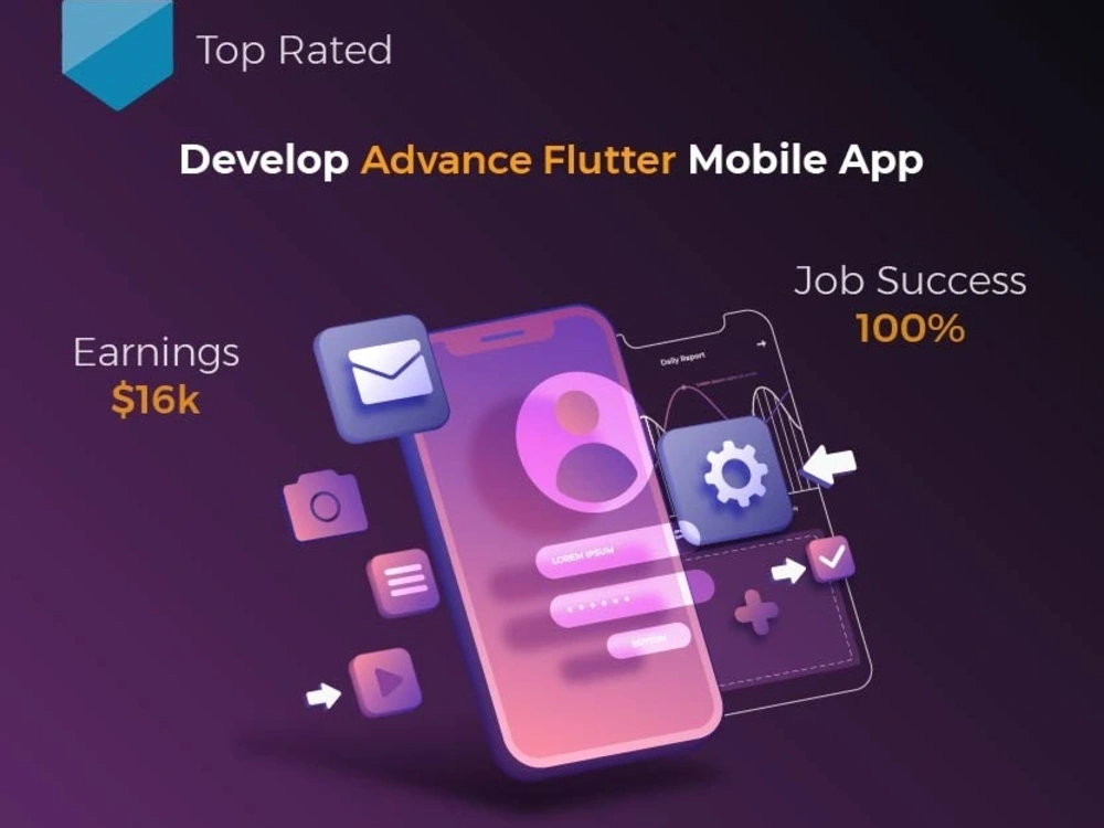 Advance flutter mobile app for android and ios | Upwork