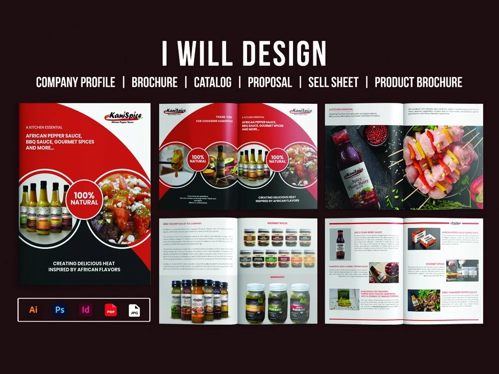 A product catalog brochure sell sheet line sheet digital lookbook ...