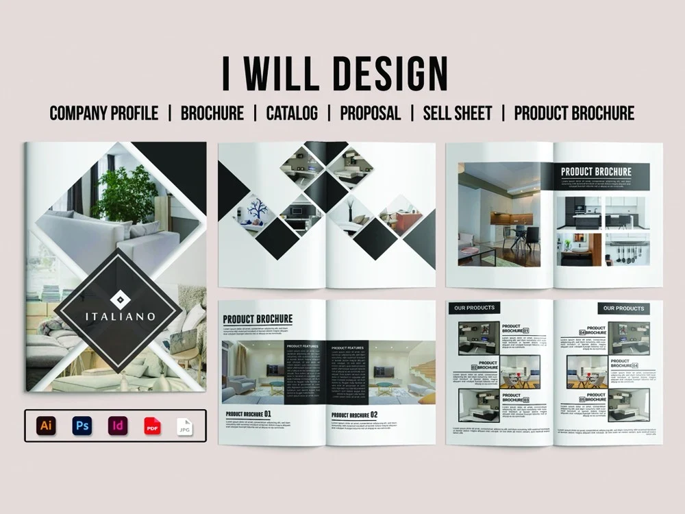 A product catalog brochure sell sheet line sheet digital lookbook ...