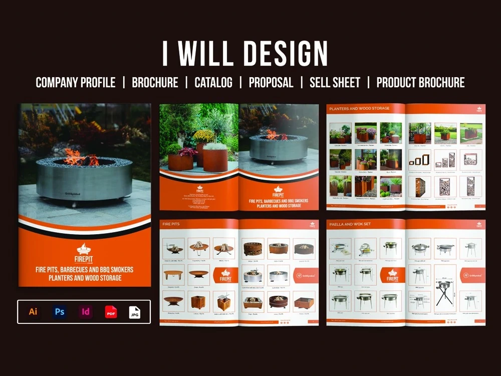 A product catalog brochure sell sheet line sheet digital lookbook ...