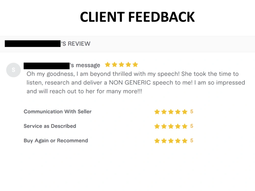 An engaging and powerful speech that will inspire | Upwork