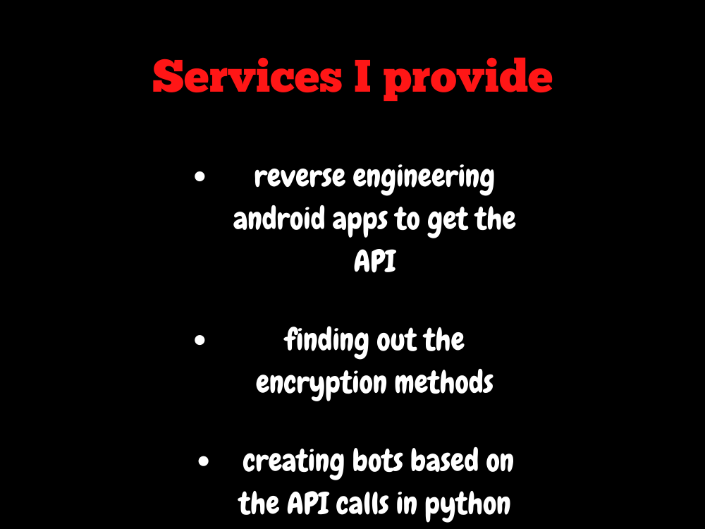 The best mobile app scraping and reverse engineering services | Upwork