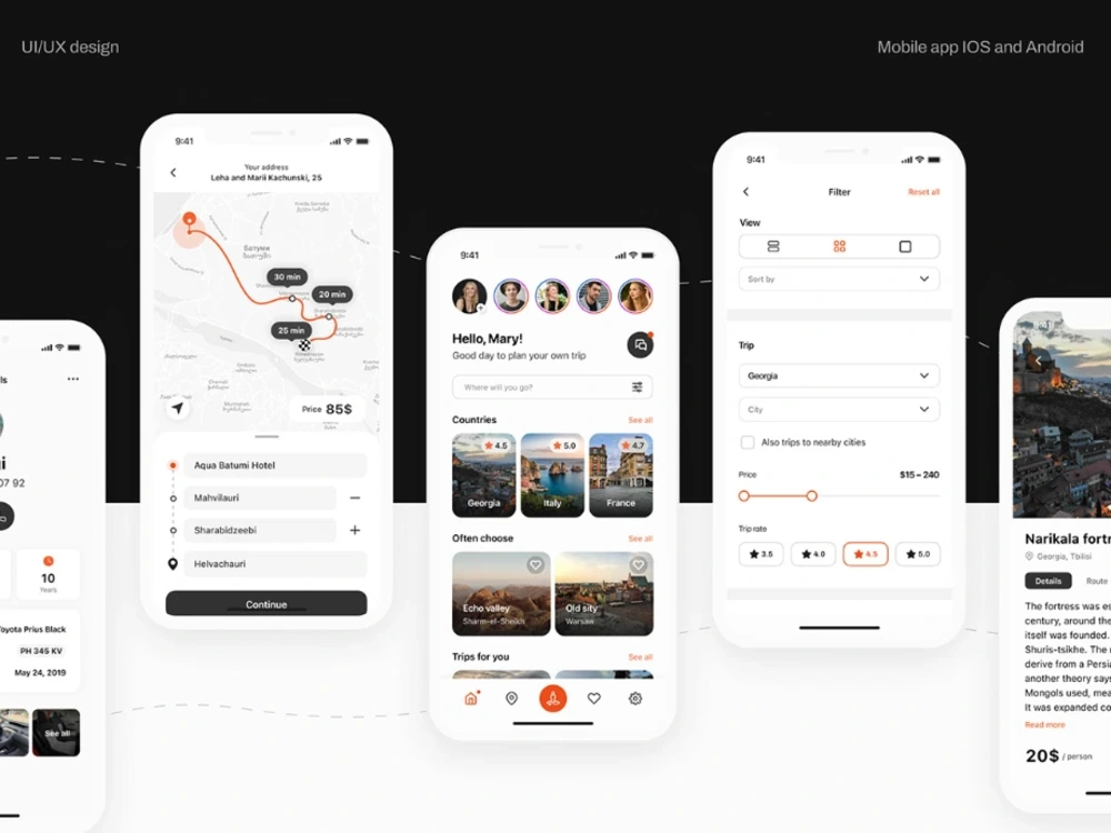 UI UX design, website, dashboard, mobile app UI UX design | Upwork