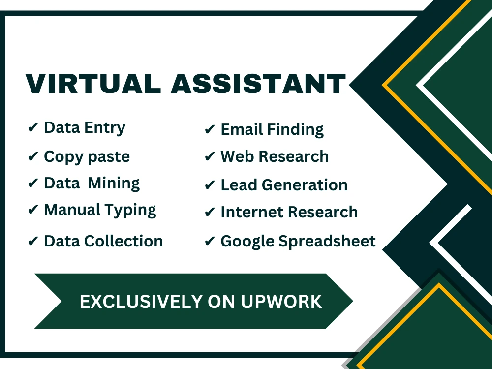 Data Entry, Web Research, Web Scraping, Copy Paste, Data Mining, & Typing | Upwork