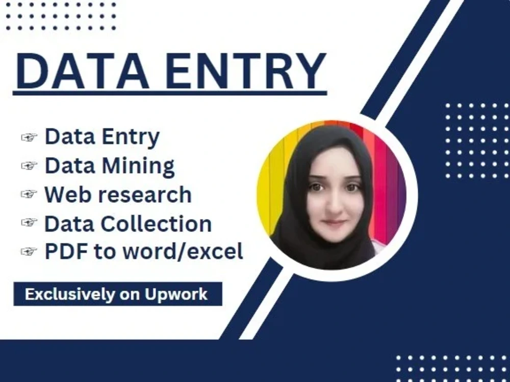 Data entry, Data Mining, Data Collection | Upwork
