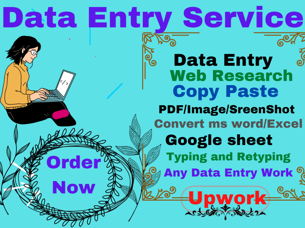 Data Entry Web ResearchTyping Copy Paste PDF/Image/Screenshot to Ms ...