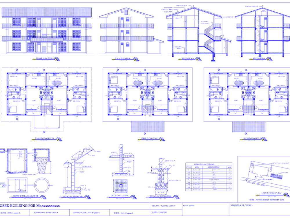 Blueprint for your building | Upwork