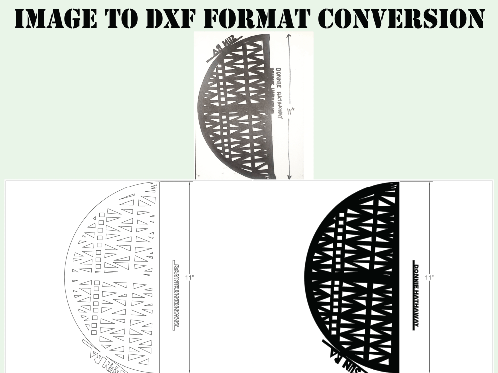 DXF Files of logos and designs of images for laser cutting | Upwork