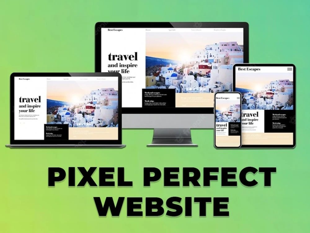 Pixel Perfect Figma / Xd / PSD / Sketch to HTML/CSS Responsive Website | Upwork