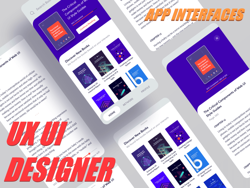 A fantastic UX UI design and app interfaces. | Upwork