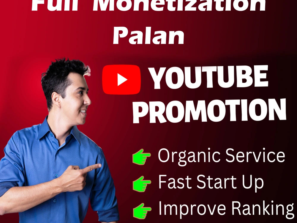 Organic YouTube Channel Promotion For Monetization | Upwork