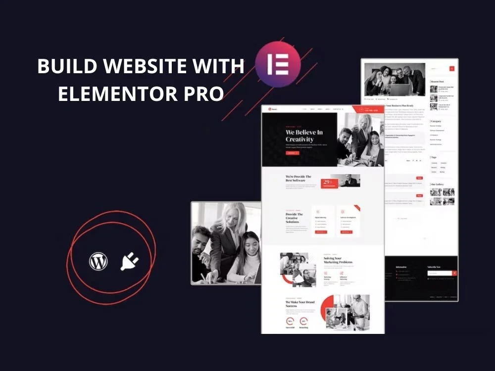 A professional wordpress website design with elementor pro | Upwork