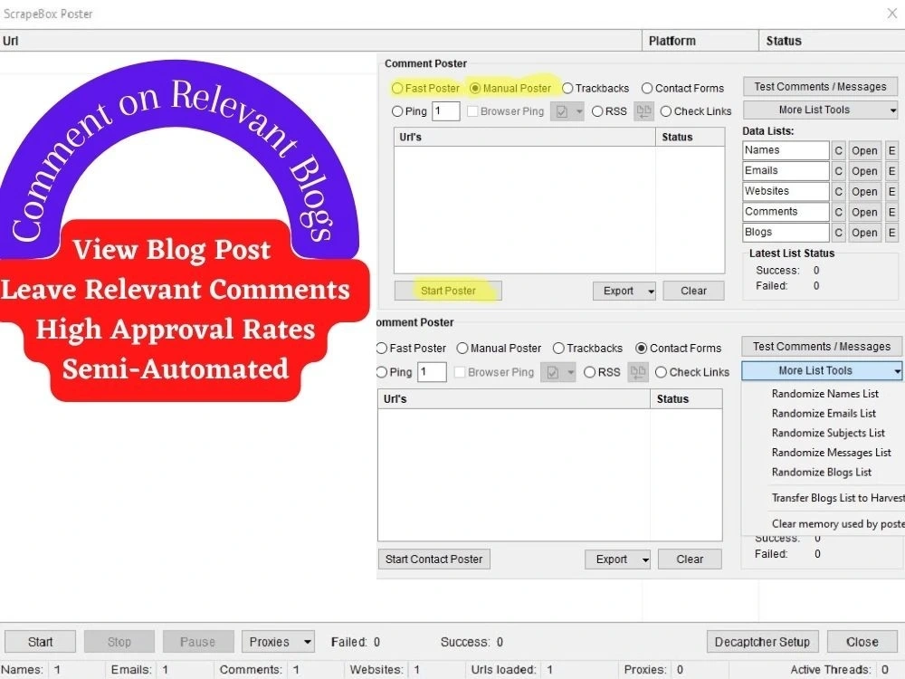 Any Scrapebox service from Scrapebox Expert | Upwork