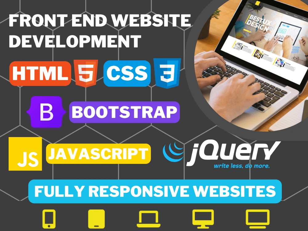 Figma to HTML, PSD to HTML, XD to HTML Fully Responsive HTML5 bootstrap 5 | Upwork