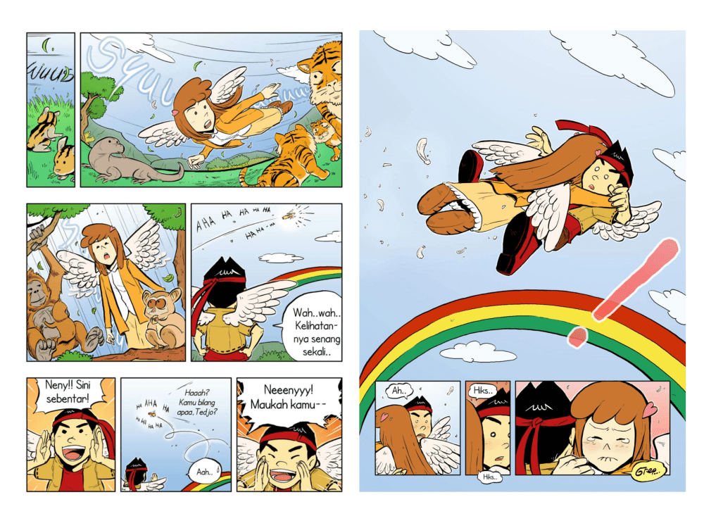 Colorful comic book pages, comic strip, and webtoon | Upwork