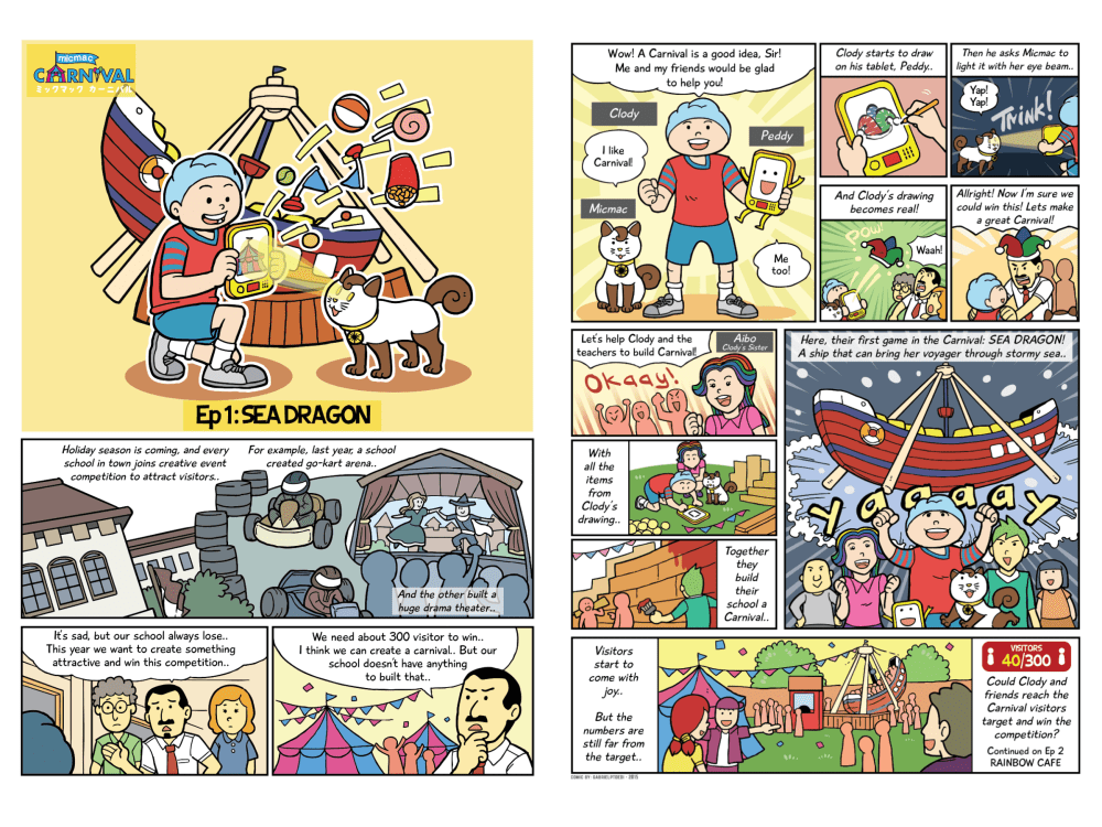 Colorful comic book pages, comic strip, and webtoon | Upwork