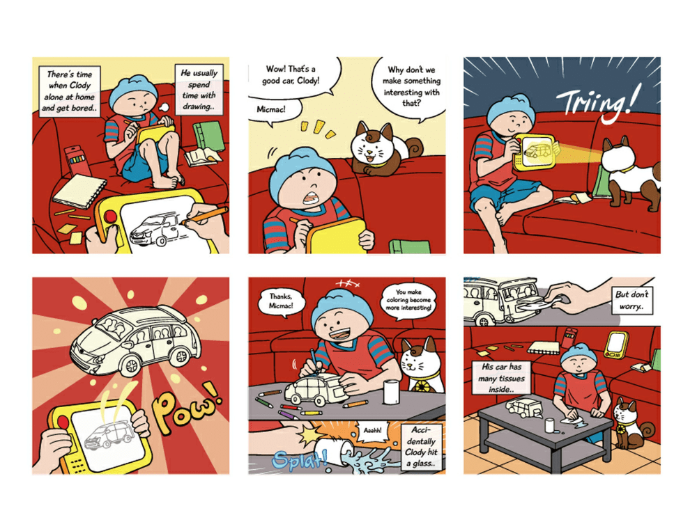 Colorful comic book pages, comic strip, and webtoon | Upwork