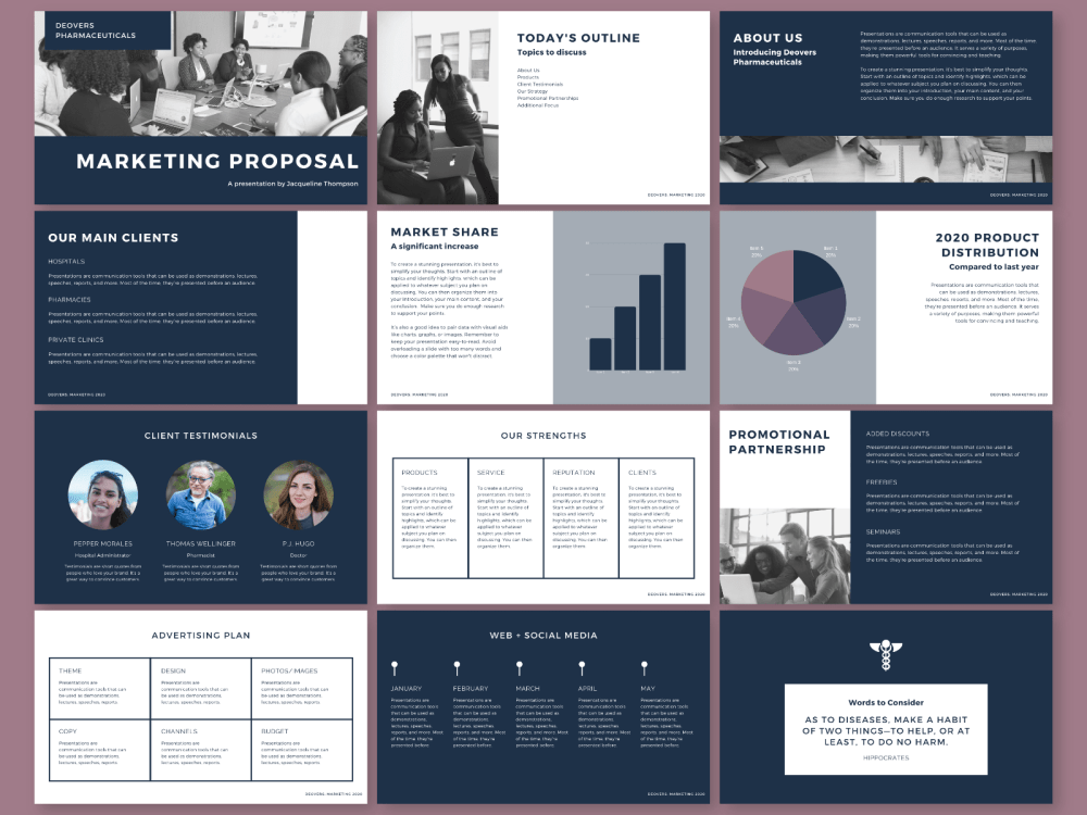 Winning pitch deck presentation | Upwork