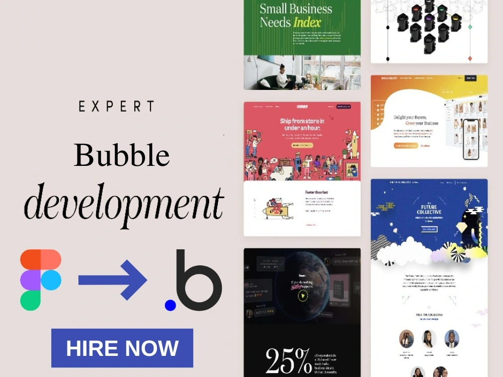 Figma to Pixel Perfect Responsive Bubble Web Mobile App | Figma to ...