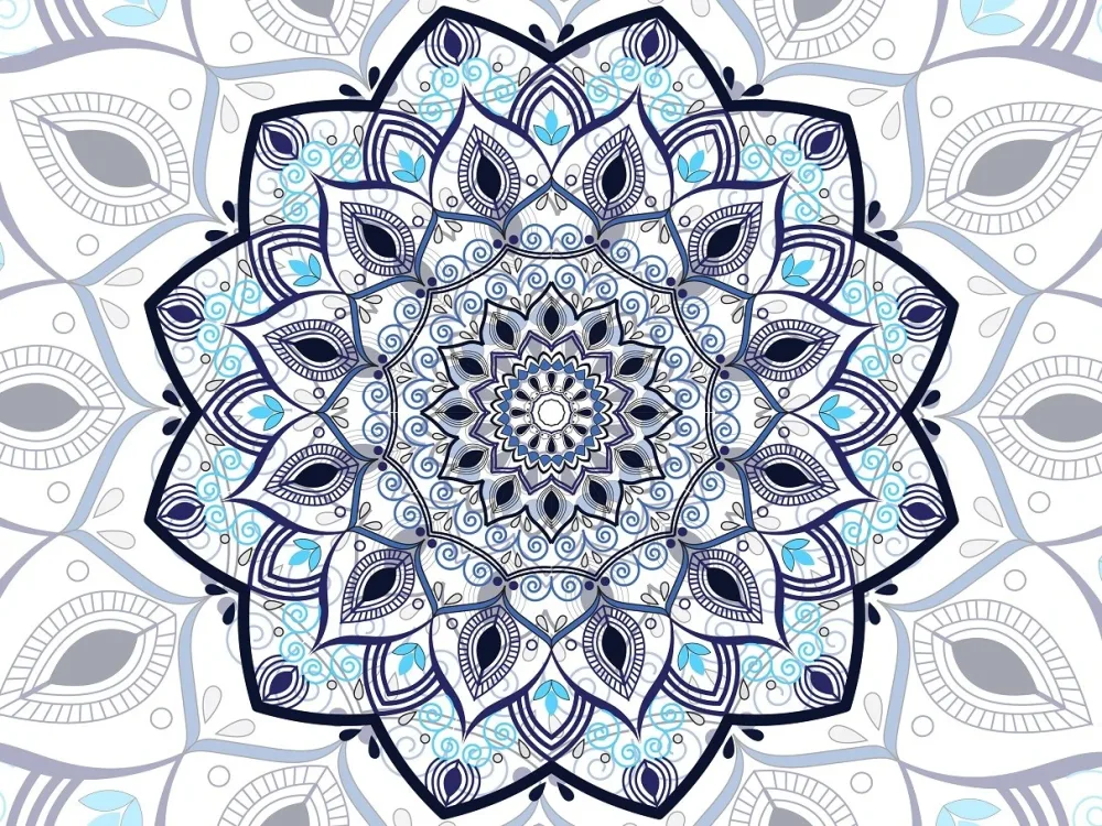 Complex coloured mandala art | Upwork