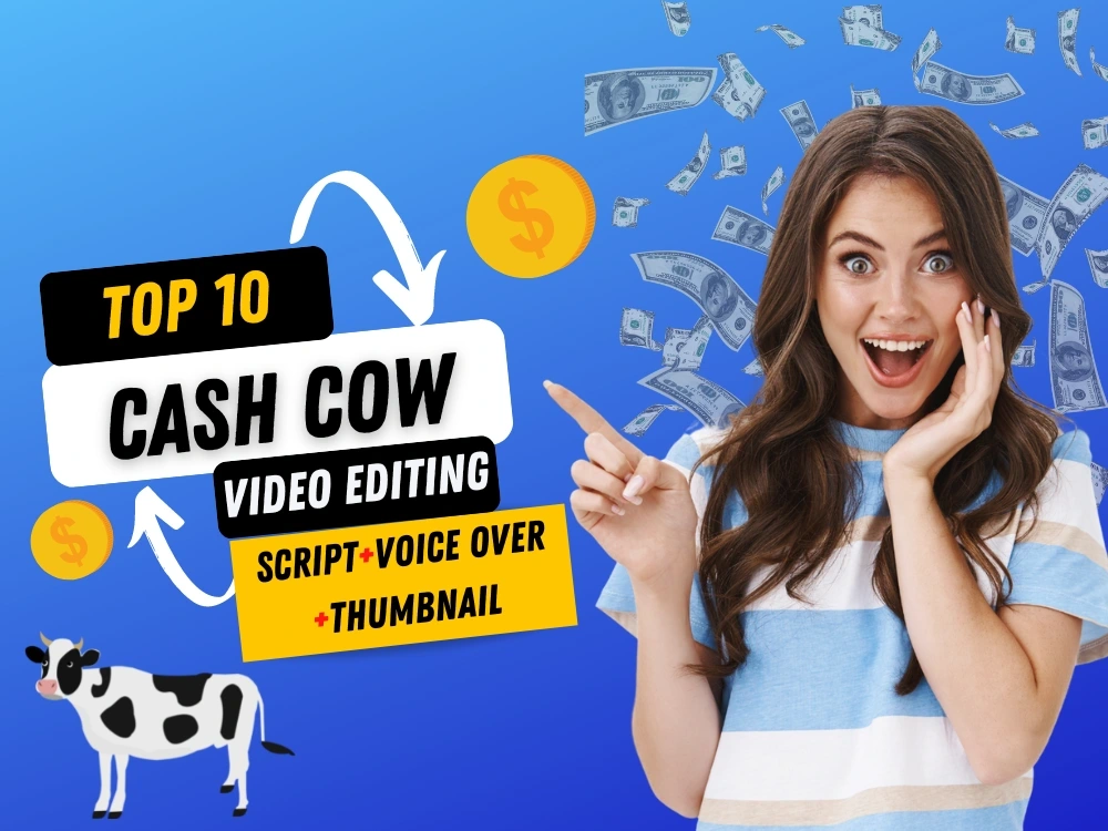 Best youtube cash cow video editor | Upwork