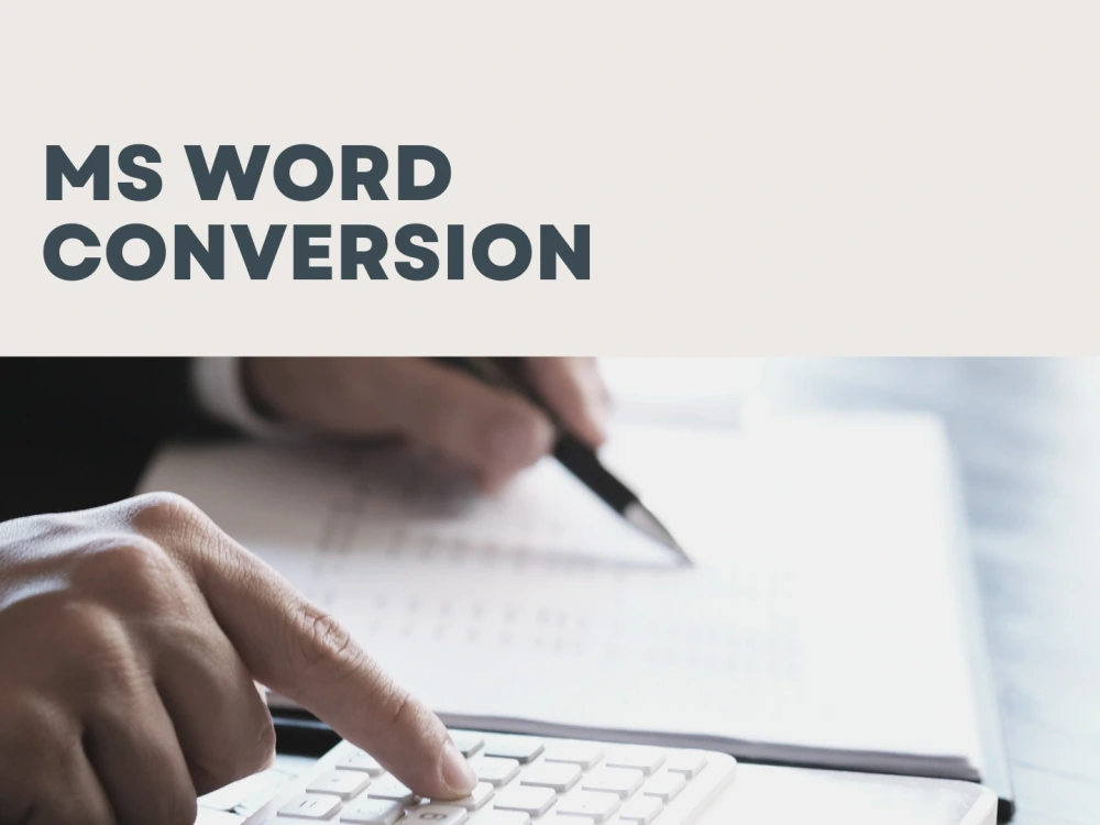 Well converted and a formatted MS Word document with Professional Style ...