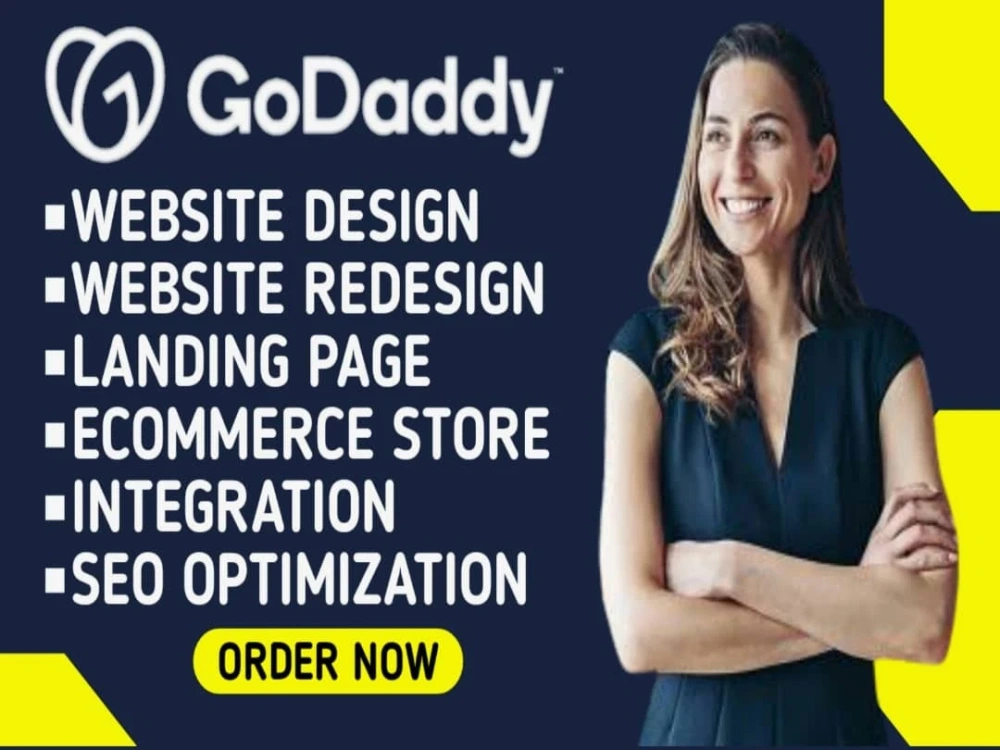 A Godaddy website, GoDaddy redesign, GoDaddy landing page, GoDaddy SEO | Upwork