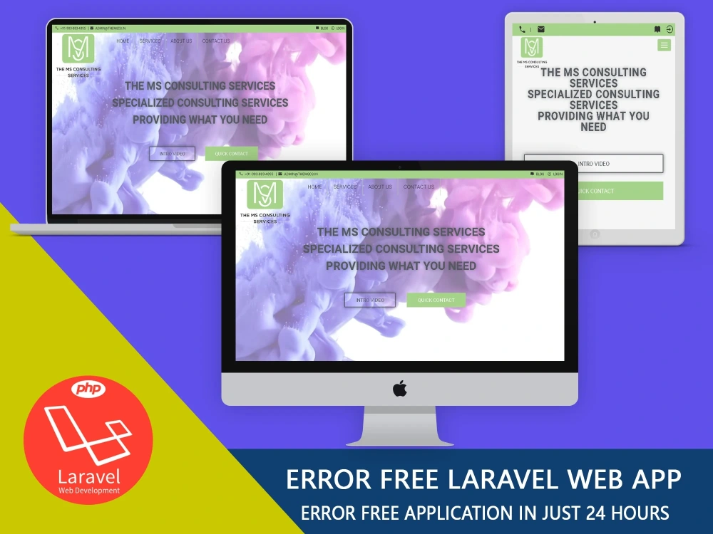 Fix whatever error on your laravel Web app with in 24 hours | Upwork