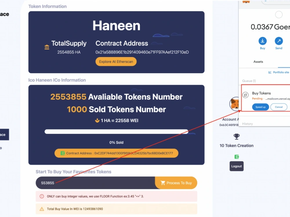 Multi Vendor Blockchain ICO (erc20-peb20) | Upwork