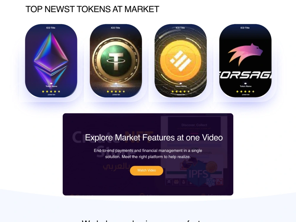 Multi Vendor Blockchain ICO (erc20-peb20) | Upwork