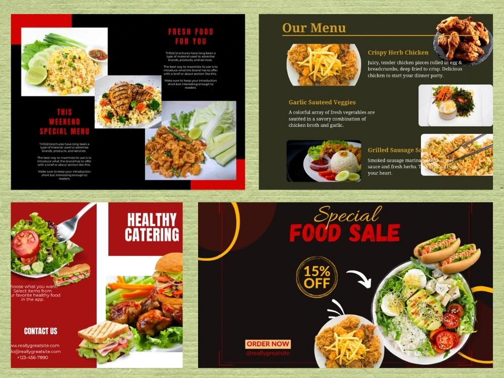 Eye-catchy food menu, restaurant menu and menu board design. | Upwork